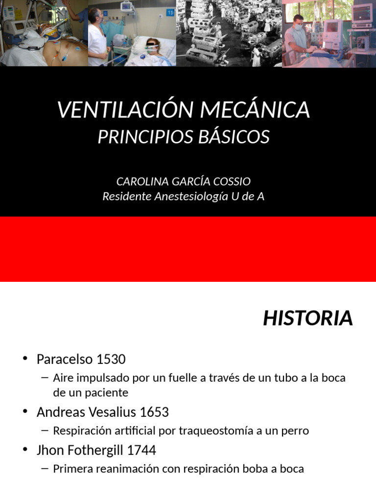 Ventilacion Mecanica Principios Basicos | PDF | Emergencias Médicas | Especialidades Medicas
