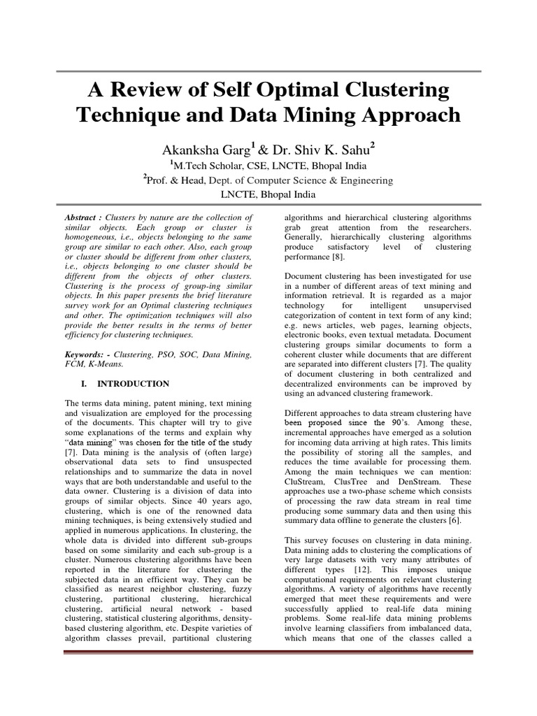 150 | PDF | Cluster Analysis | Mathematical Optimization