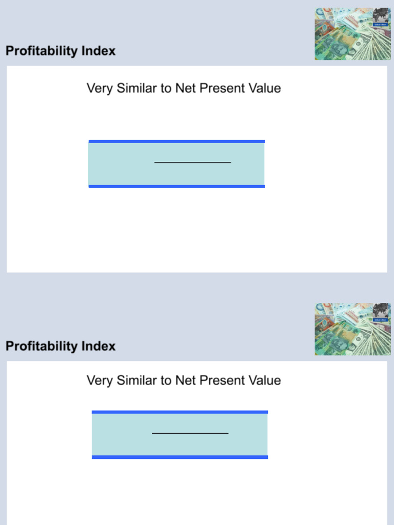 Profitability Index 3 | PDF | Net Present Value | Balance Sheet