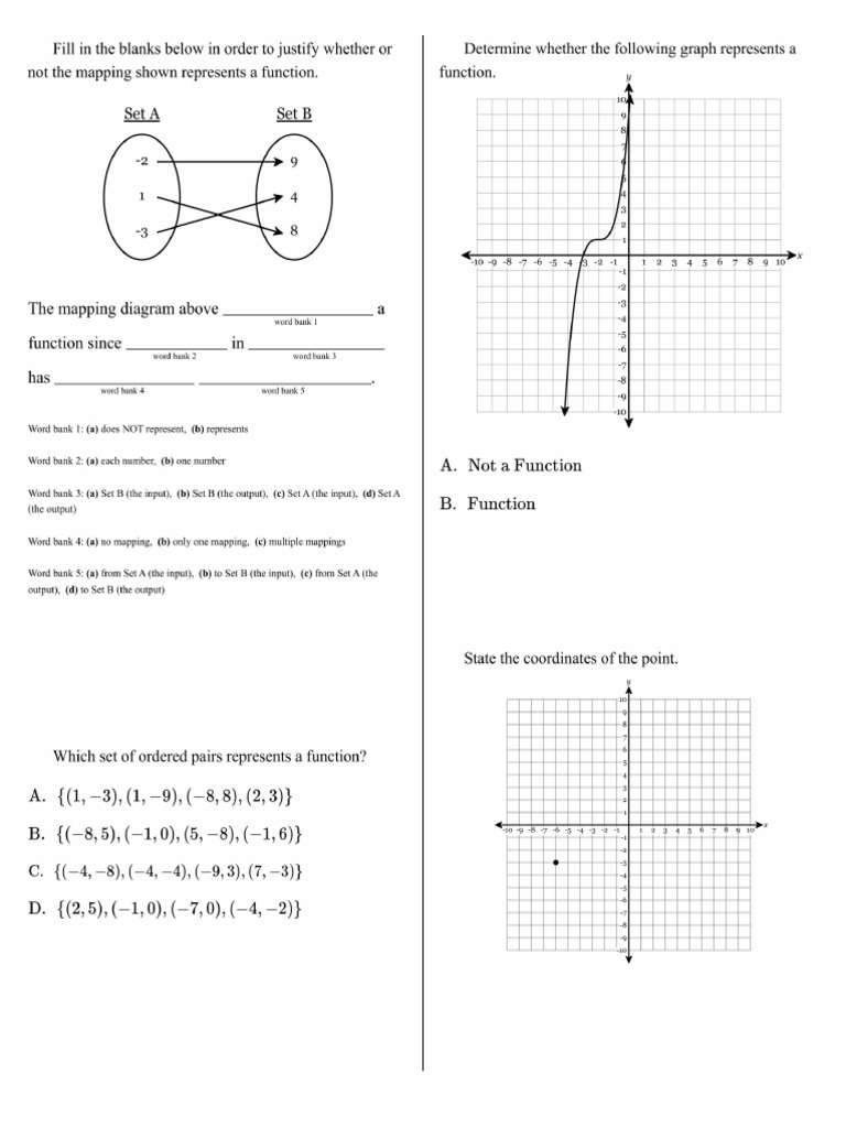 8th_grade_Test_Functions_-_V5 (1) | PDF