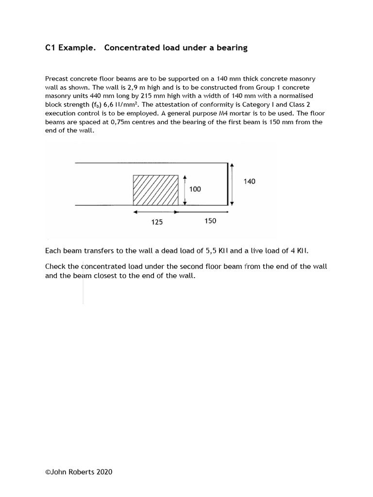C1 Example 2020 | PDF