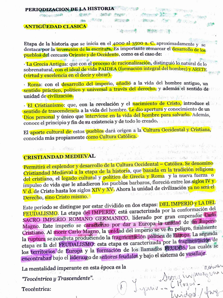 Historia de 2 Primera Parte | PDF Historia de 2 Primera Parte | PDF