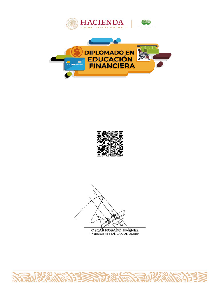 Diplomado de La CONDUSEF Constancia Jahdai Haniel León Martínez | PDF