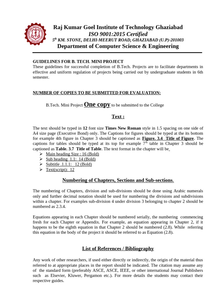 Mini Project Report Format (2) | PDF | Computing