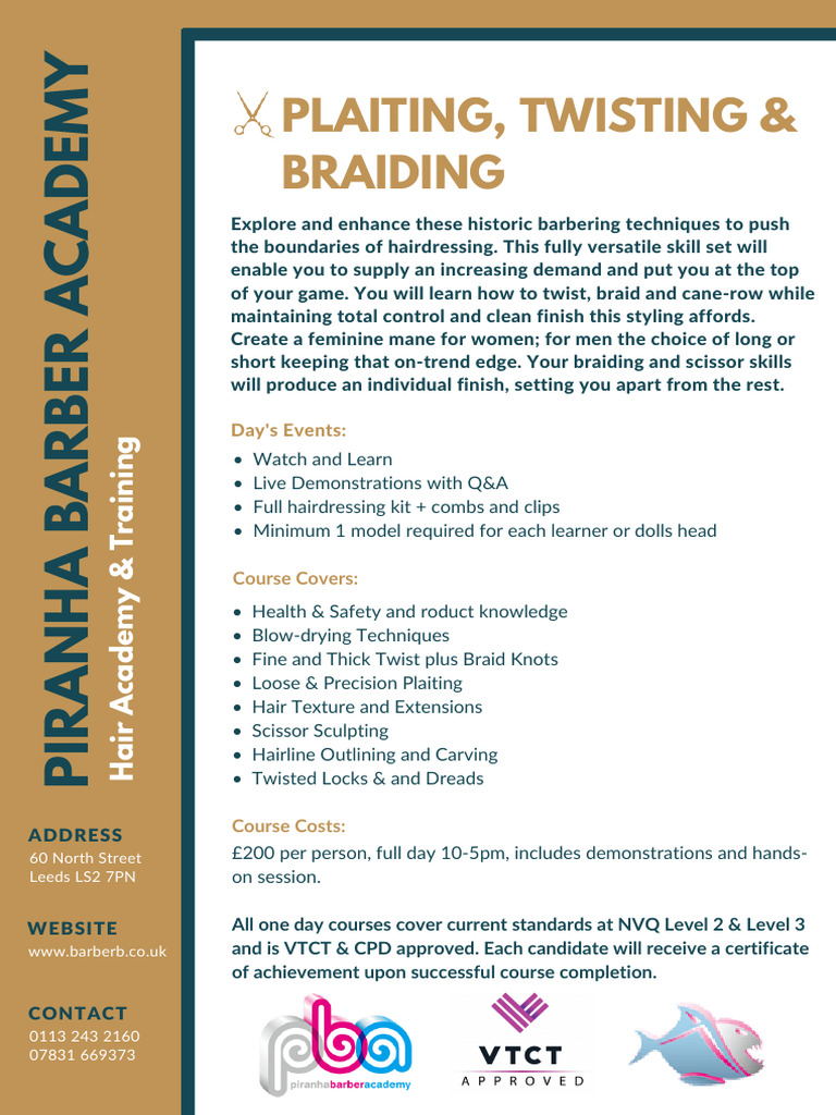 Plait Twist and Braid Course | PDF | Braid | Beauty