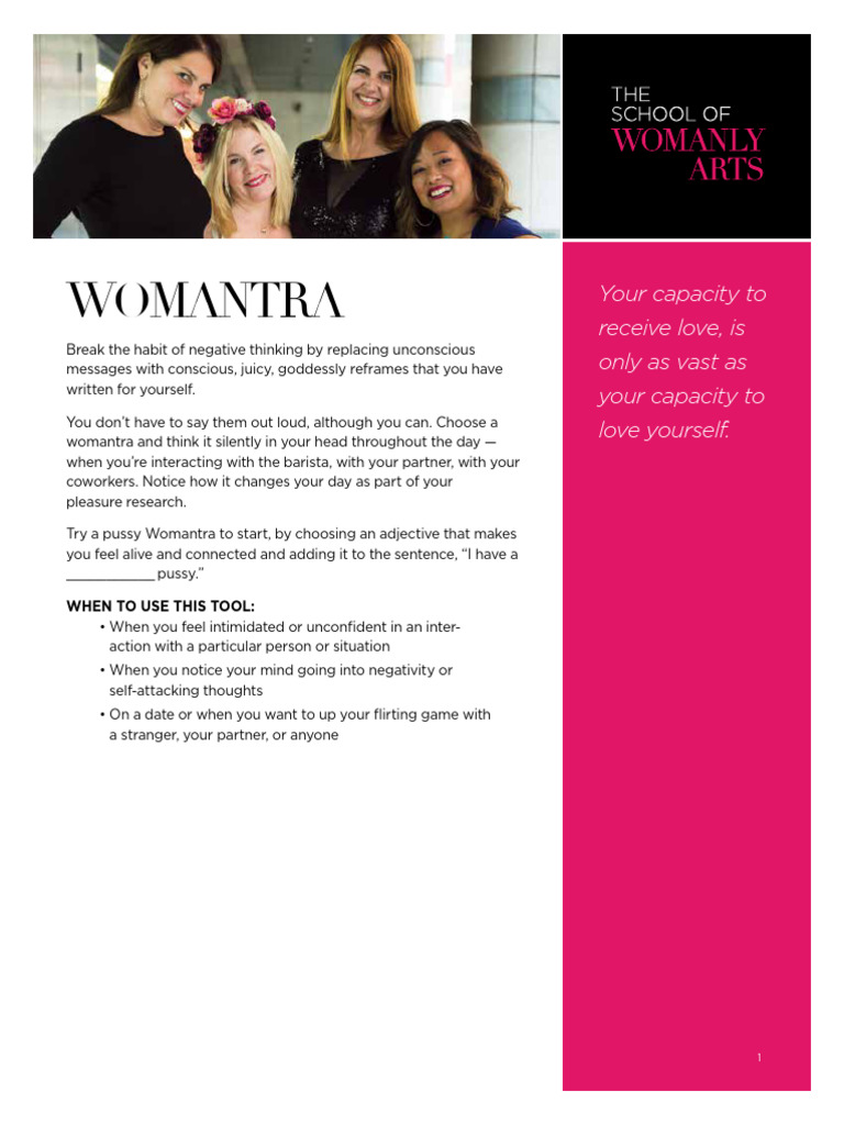 SWA_Tools_Womantra | PDF