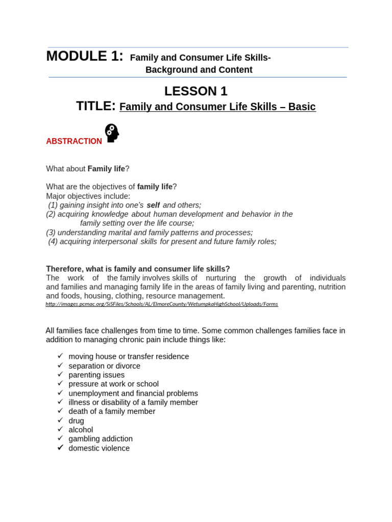 MODULE 1 - Lesson 1, Part 2 | PDF | Parenting | Psychology