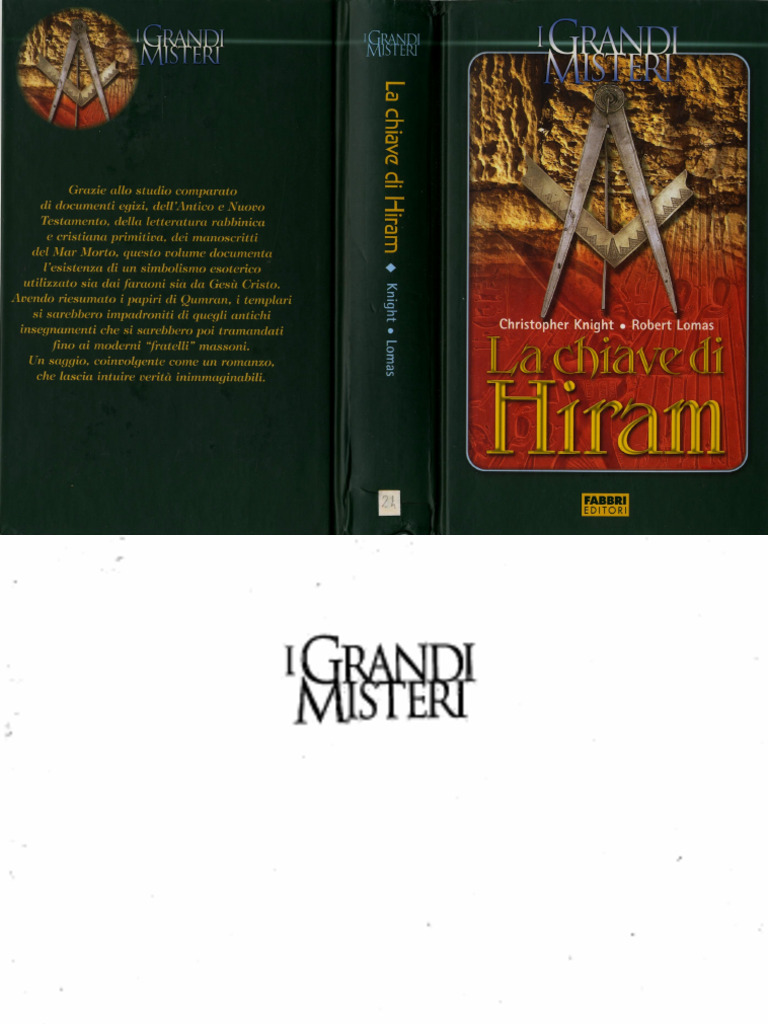 Knight, Christopher e Robert Lomas - La Chiave Di Hiram | PDF