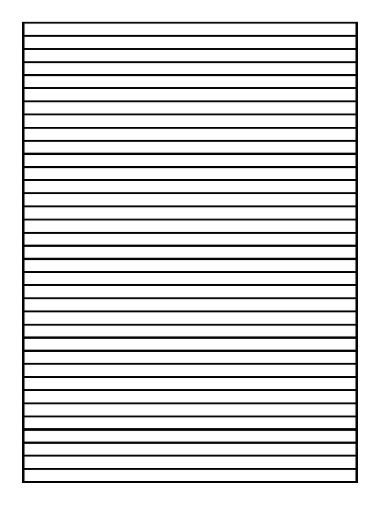 Lineas Negras - Plantilla | PDF