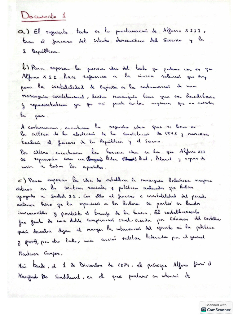 Documentos Historia de España | PDF