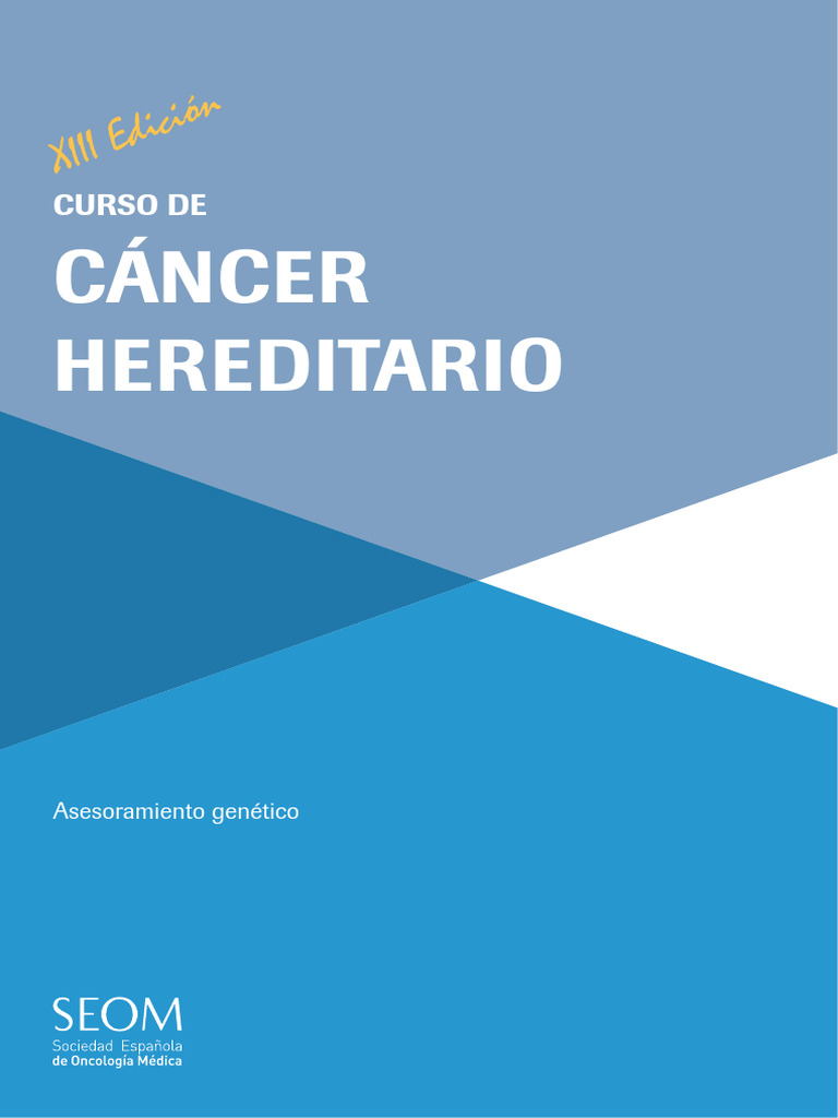 Modulo5 13edicion SEOM V2-Min | PDF | Asesoramiento genetico | Cáncer