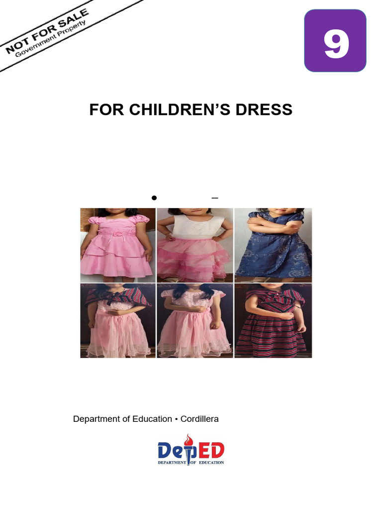 TLE - Dressmaking-9-Quarter-3 - Mod6-Cutting Fabrics - v3-1 | PDF | Seam (Sewing) | Sewing