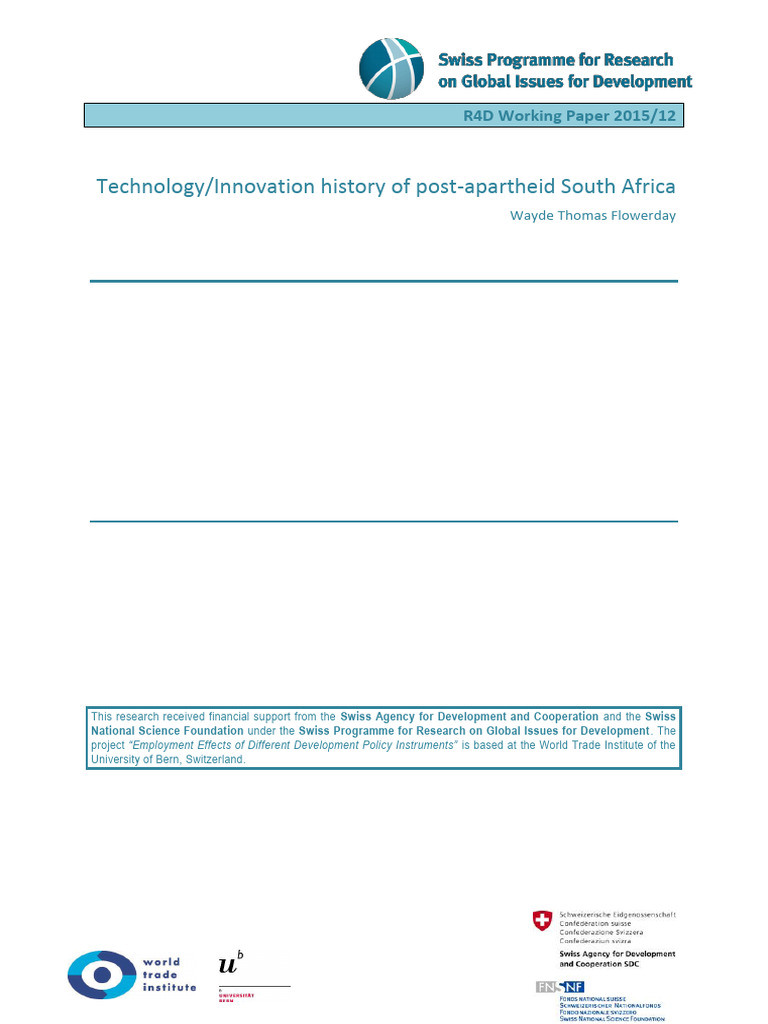 WP 2015 12 Technology-Innovation | PDF | Foreign Direct Investment ...