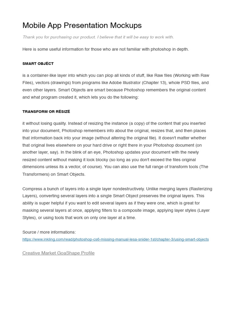 Documentation Phone App Mock-Ups | PDF