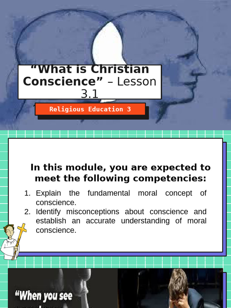 RELED 3 Lesson 3 Week Three | PDF | Conscience | Ten Commandments