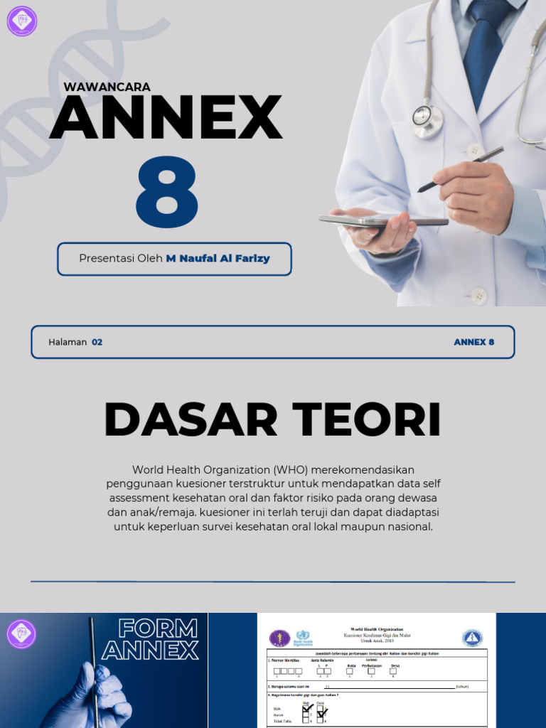 Kuesioner Annex 8 | PDF