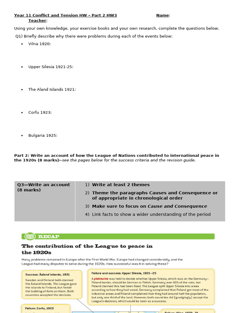 HW3 Conflict + Tension Part2 HW3 | PDF