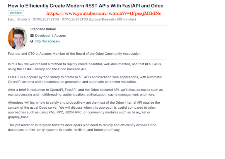 Odoo FastAPI - How To Efficiently Create Modern REST APIs With FastAPI ...