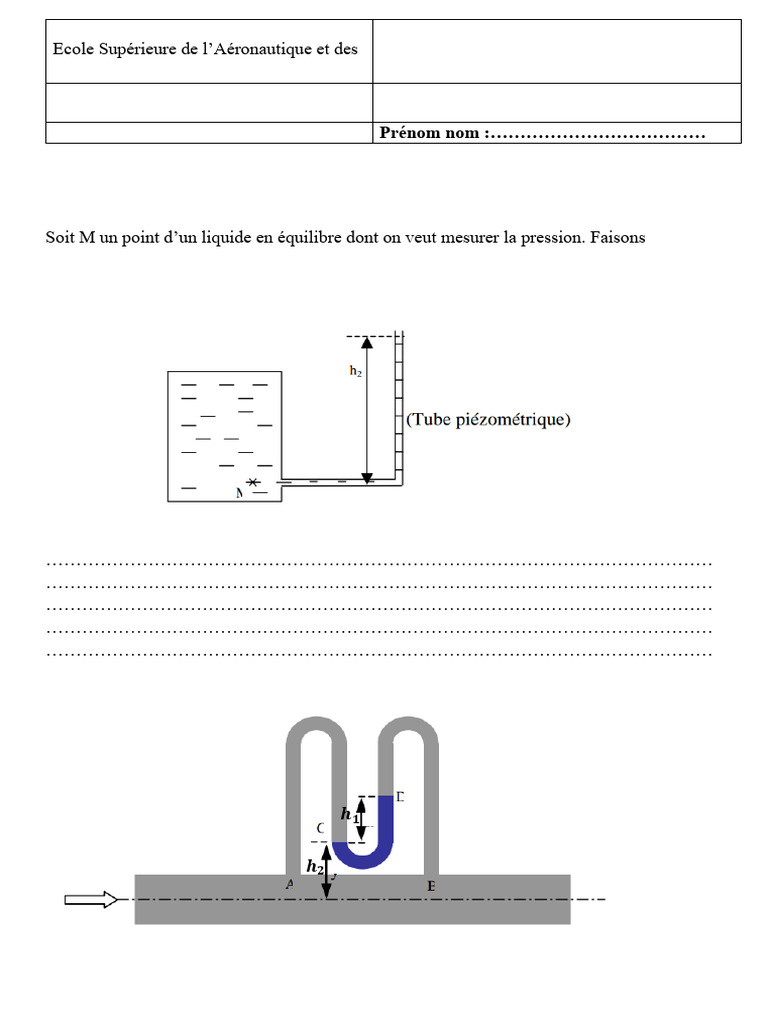Ds Meca Fluide | PDF