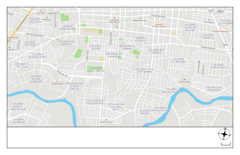 Mapa de la Zona Centro | PDF
