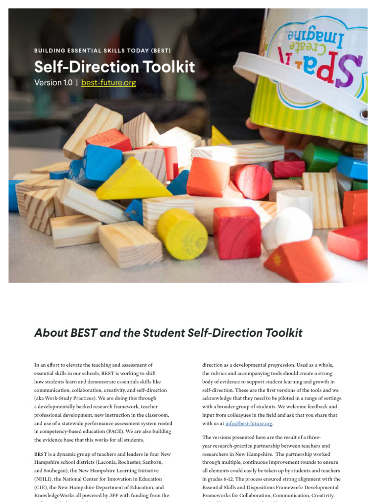 BEST Self-Direction Toolkit-V1 | PDF | Learning | Motivational