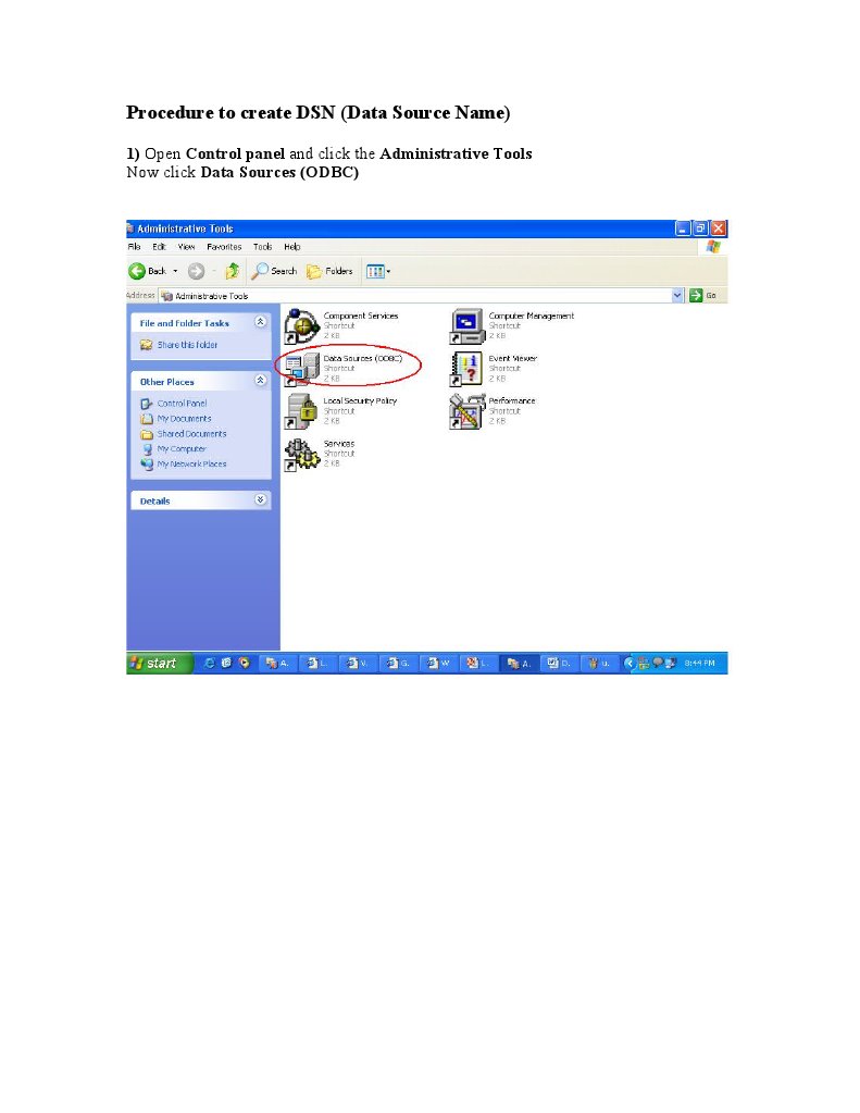 How To Create DSN | PDF