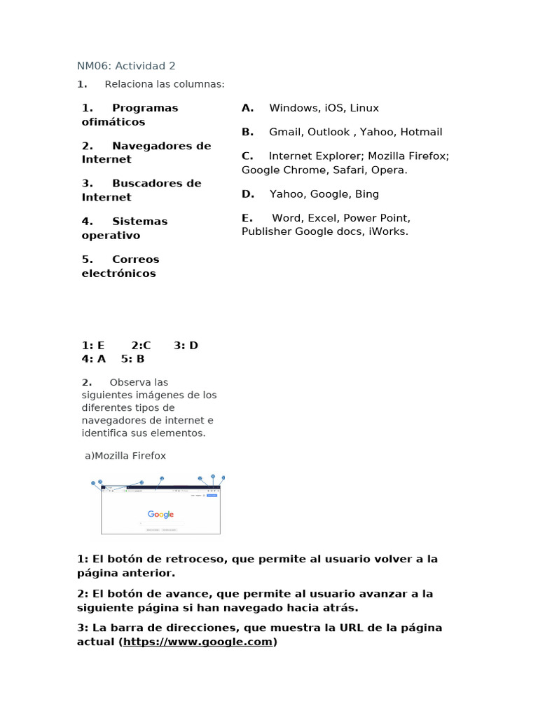 NM06 Actividad 2 | PDF | Botón (Computación) | Red mundial NM06 Actividad 2 | PDF | Botón (Computación) | Red mundial