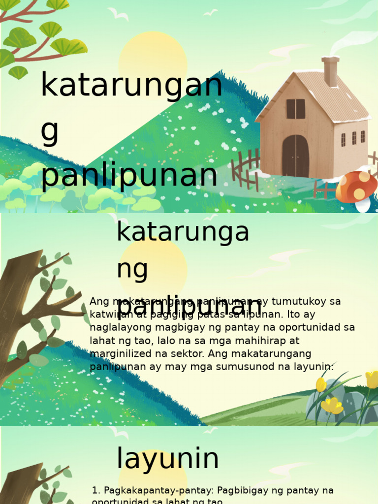 Katarungan Panlipunan | PDF