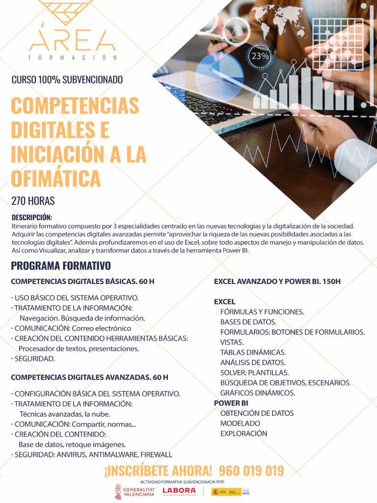 CURSO-COMPETENCIAS-DIGITALES E INICIACIÓN A LA OFIMÁTICA | PDF