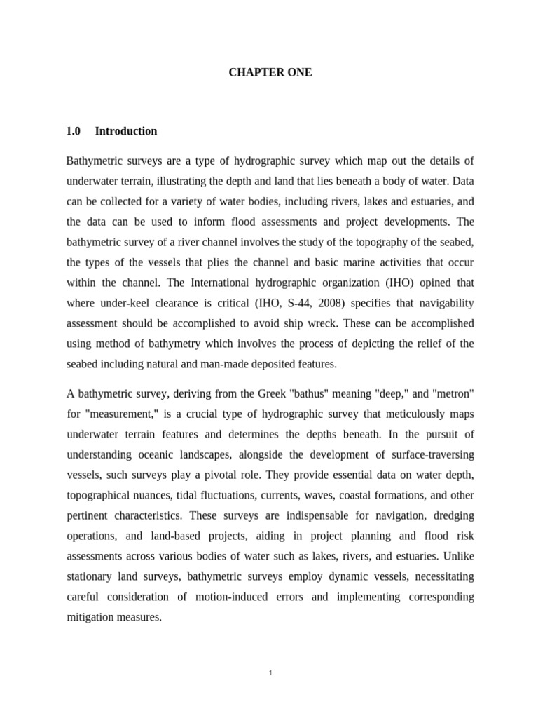 GROUP B BATHY REPORT | PDF | Hydrography | Geographical Technology
