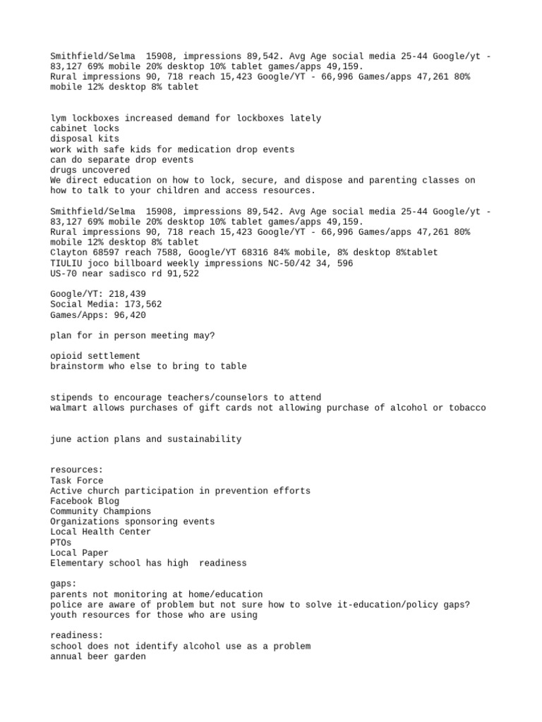 Smithfield/Selma Community Safety Initiatives | PDF