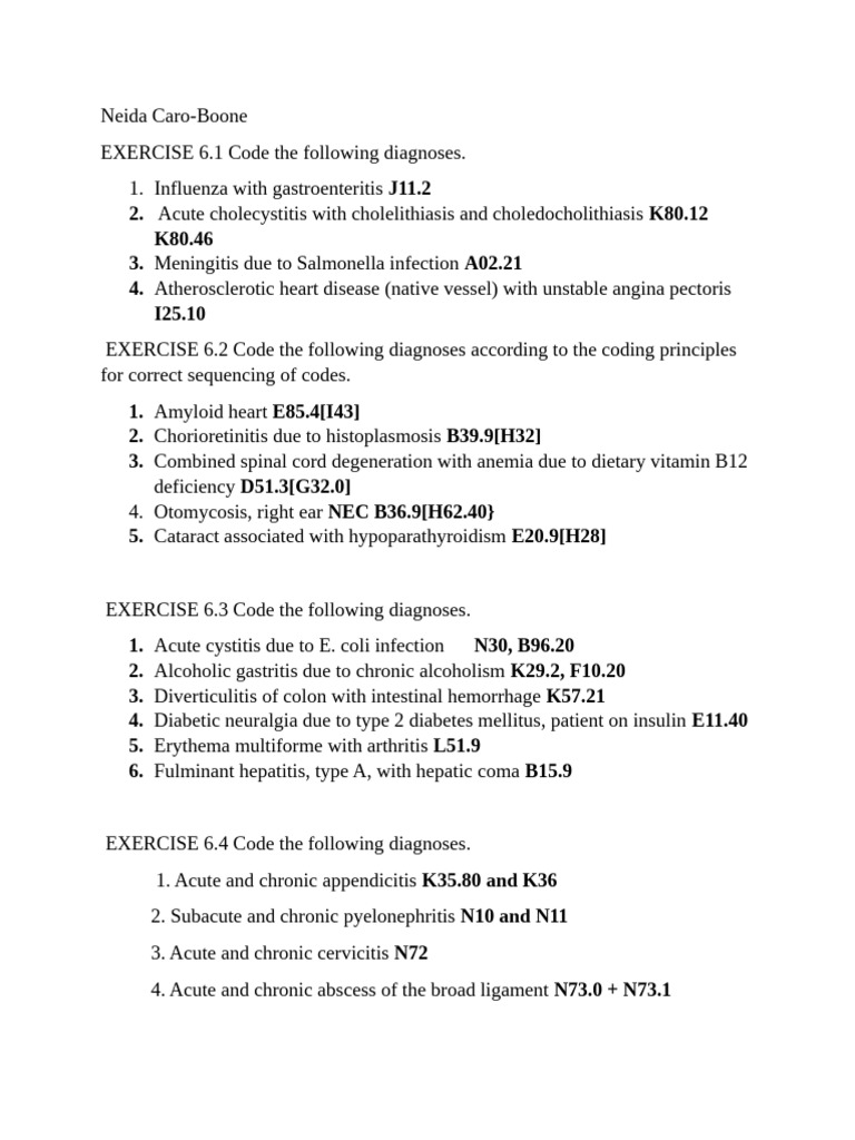 Chapter 6 Assignments | PDF | Chronic Condition | Clinical Medicine