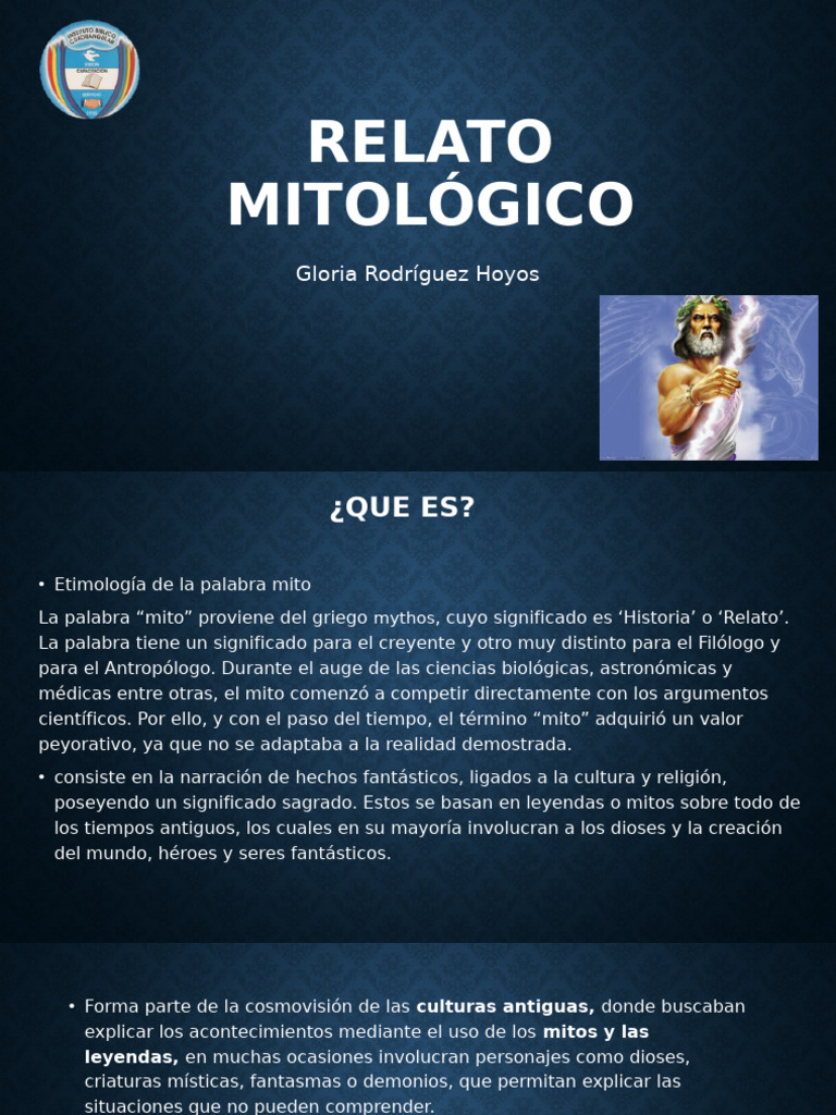 Relato Mitológico | PDF | Mitología griega | Folklore