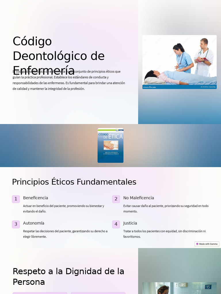 Codigo Deontologico de Enfermeria | PDF | Enfermería