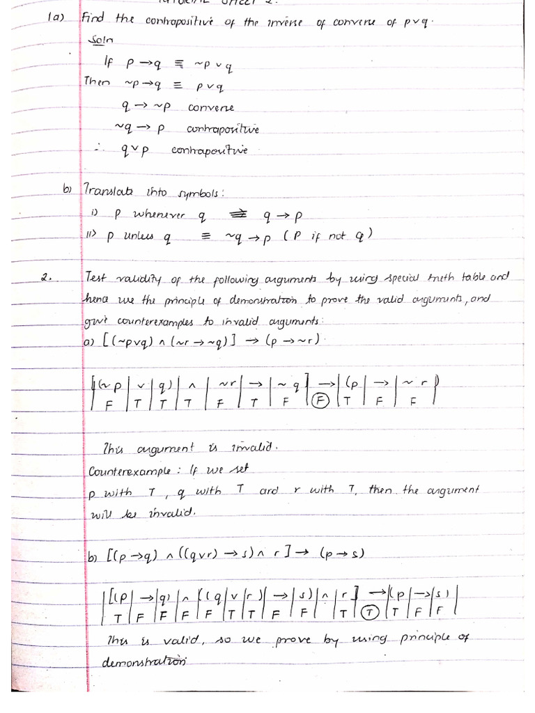 ANS - Tutorial Sheet 2 | PDF ANS - Tutorial Sheet 2 | PDF