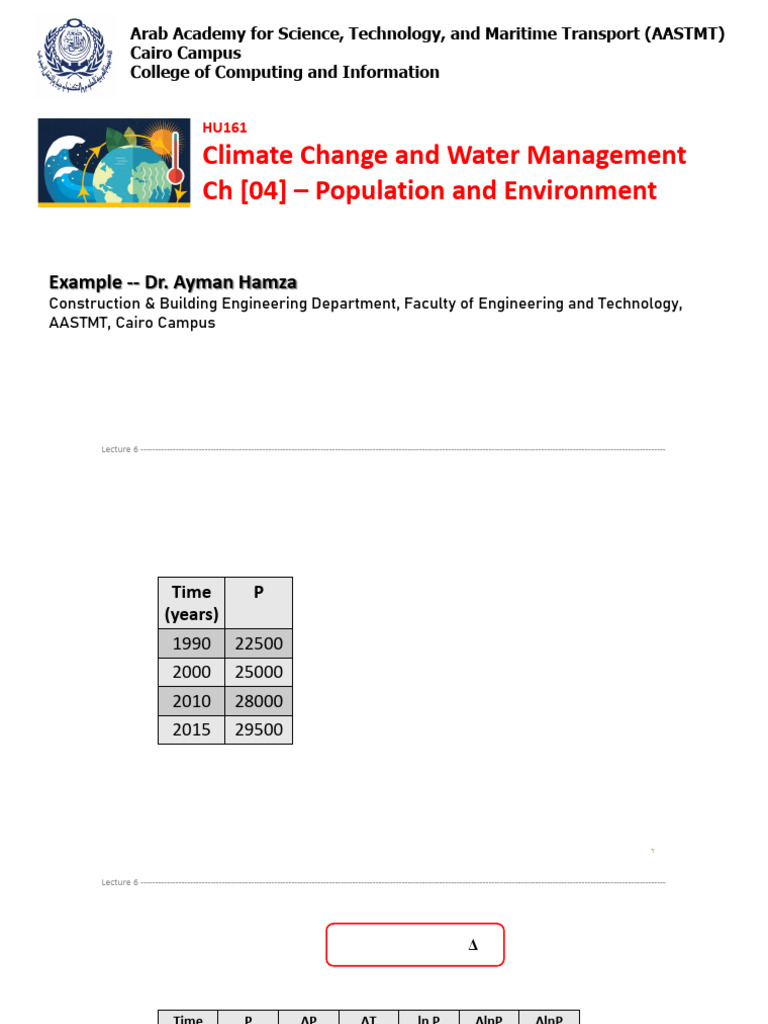 Lecture 05 - Anwer Example 1 | PDF | Science