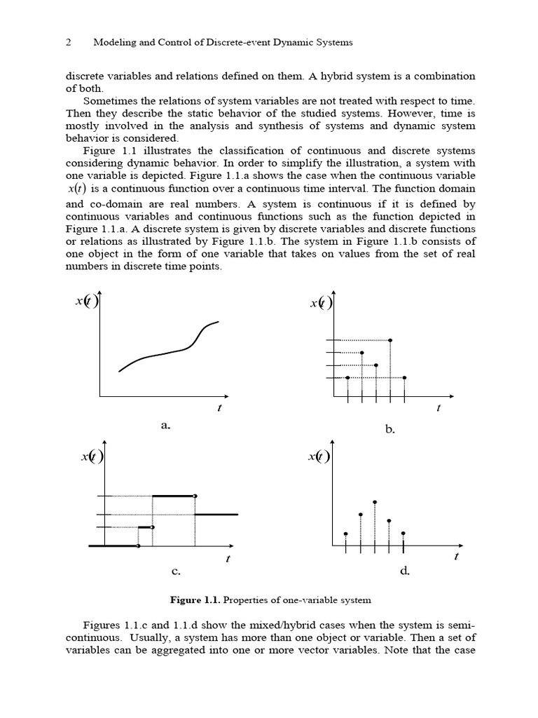 Basic Description of Discrete-Event Dynamic Systems | PDF | System | Function (Mathematics)