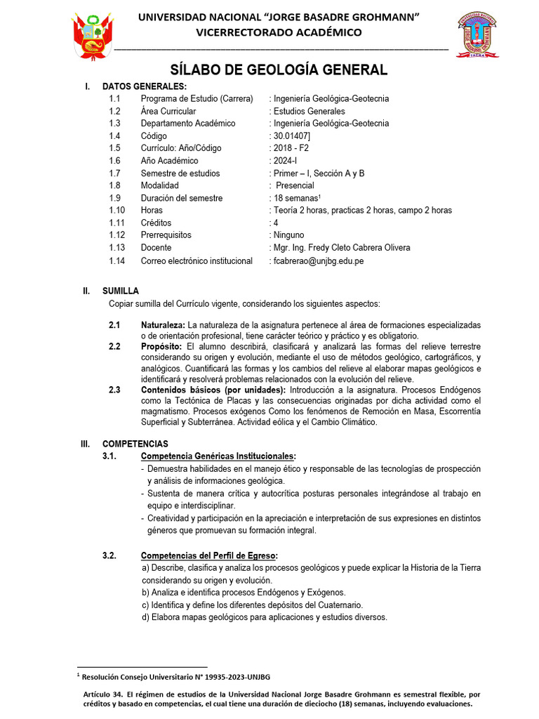 30.01407 Geología General | PDF | Geología | Roca (geología)