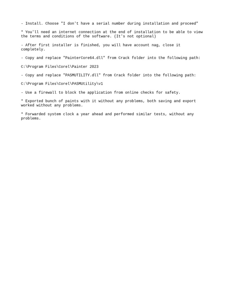 Instructions Pdf