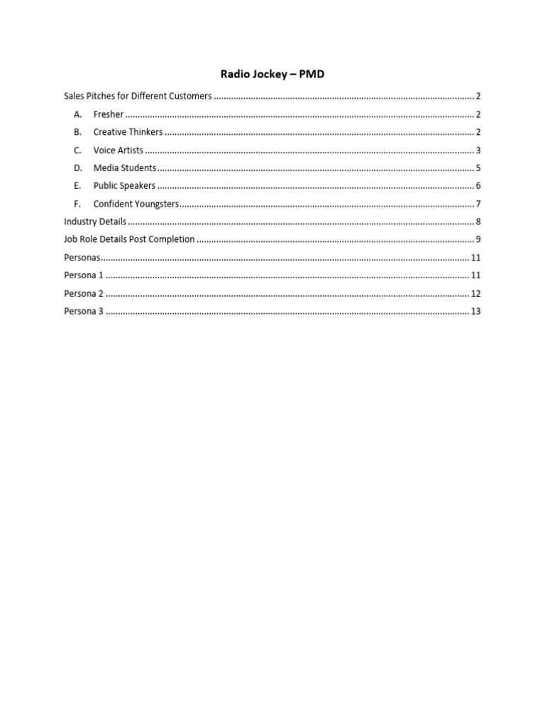 Radio Jockey | PDF | Public Speaking | Podcast