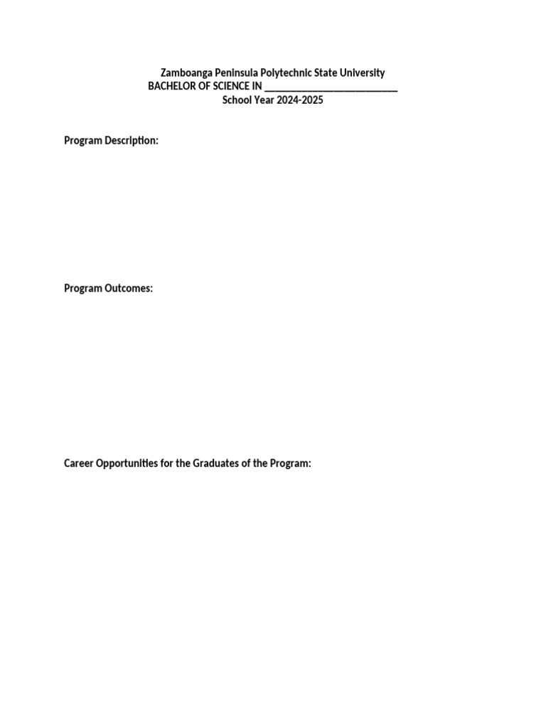 ZPPSU Mechanical Technology Courses 2024-2025 | PDF | Vocational ...