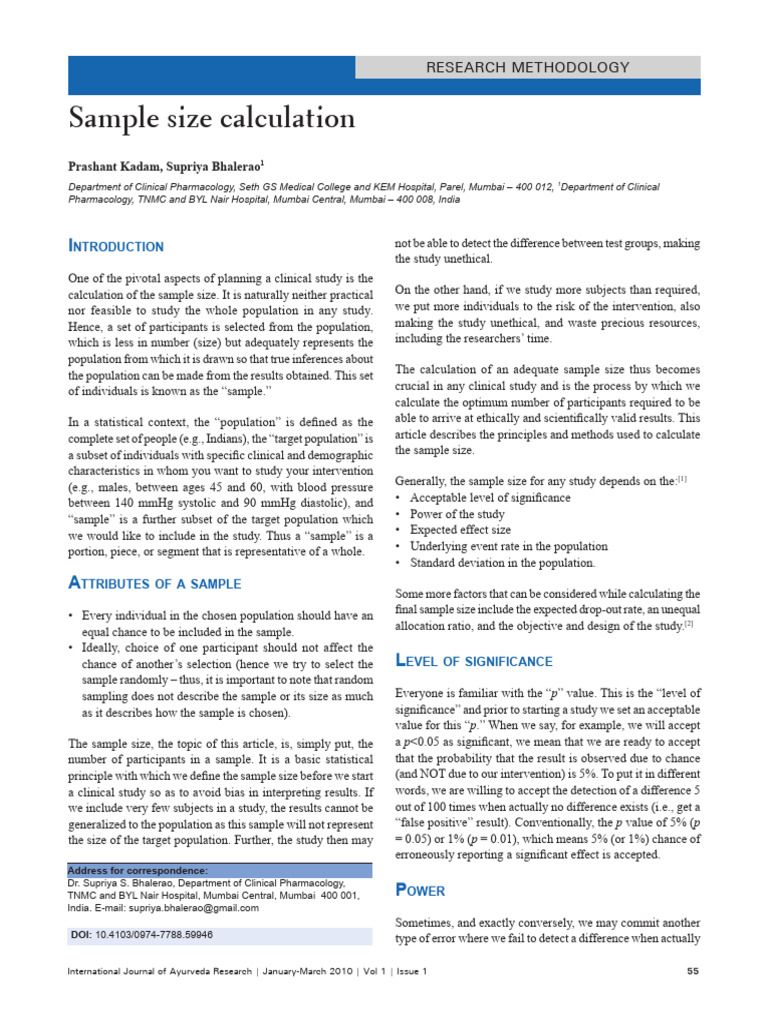 Week 9(1).pdf | PDF | Sampling (Statistics) | Sample Size Determination Week 9(1).pdf | PDF | Sampling (Statistics) | Sample Size Determination