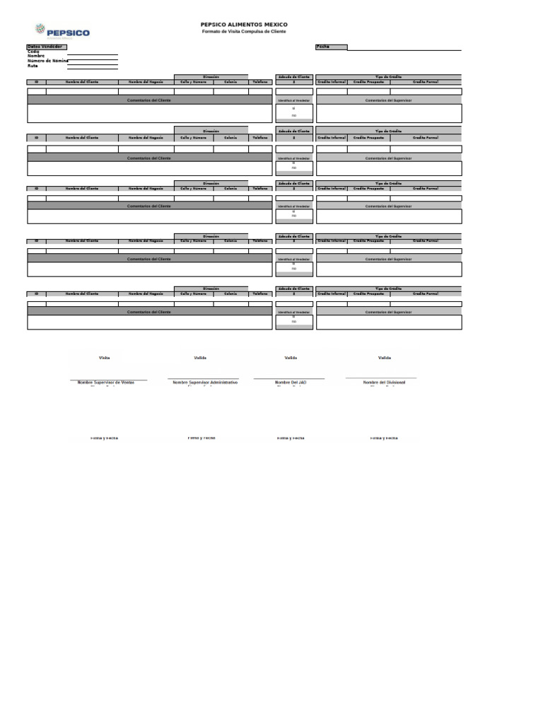 Formato de Visita de Compulsas | PDF