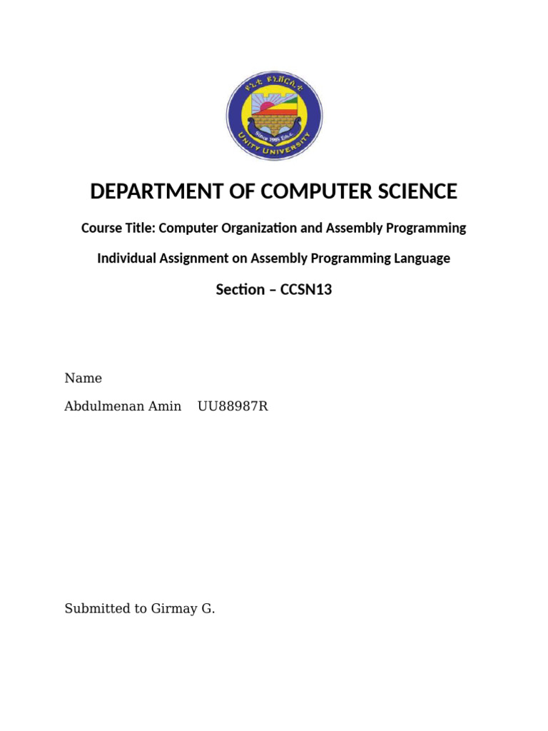What Is Assembly Programming Language | PDF | Assembly Language ...
