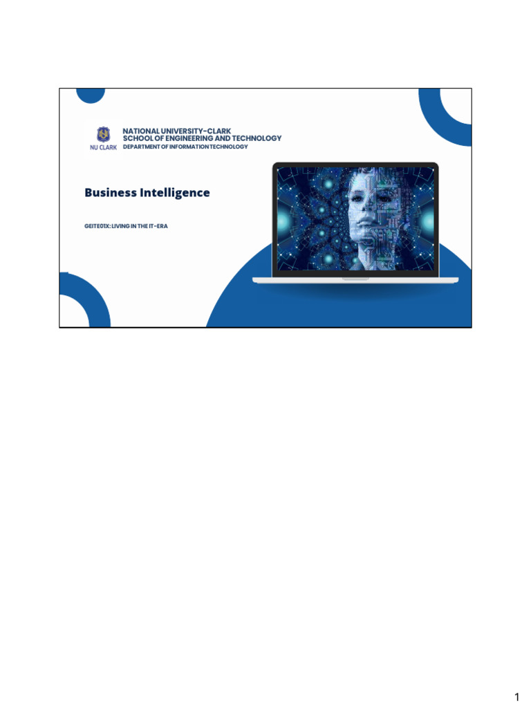 04 - Business Intelligence | PDF | Business Intelligence | Analytics