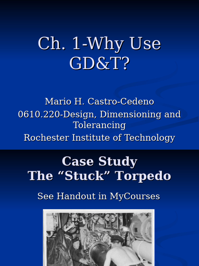 Ch1-Why Use GD&T | PDF
