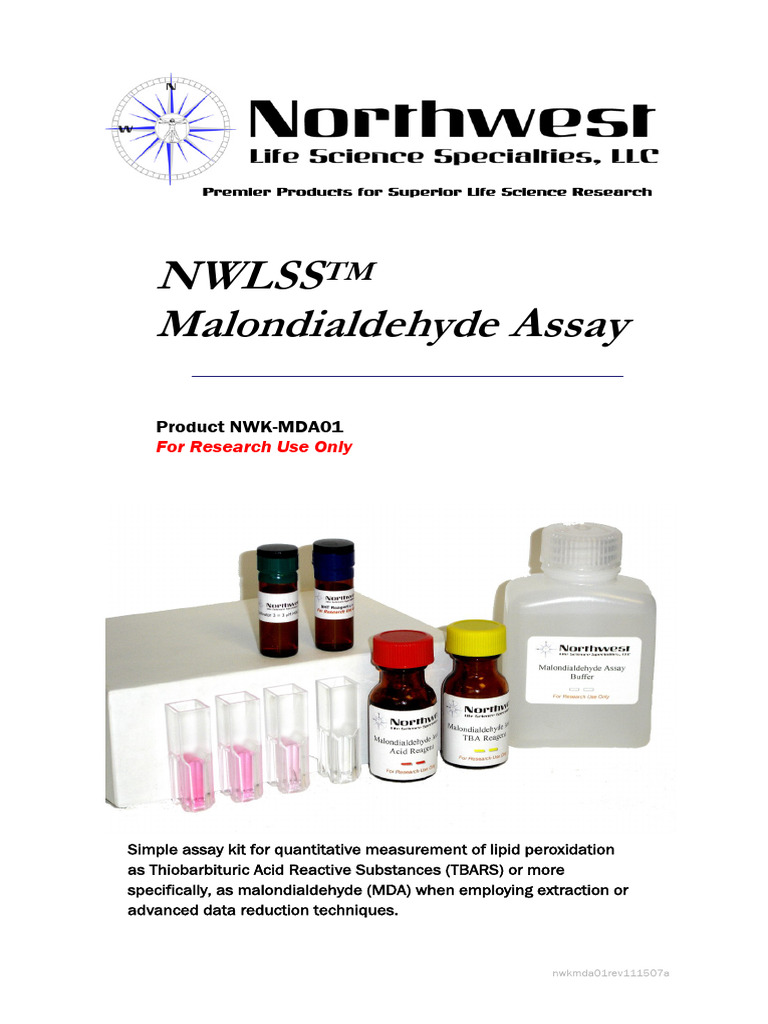 nwk-mda01_derivative_spectroscopy_product_insert | PDF | Lipid ...