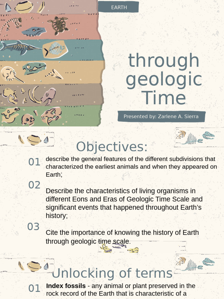 Earth's History - Through Geologic Time Scale | PDF | Geologic Time ...