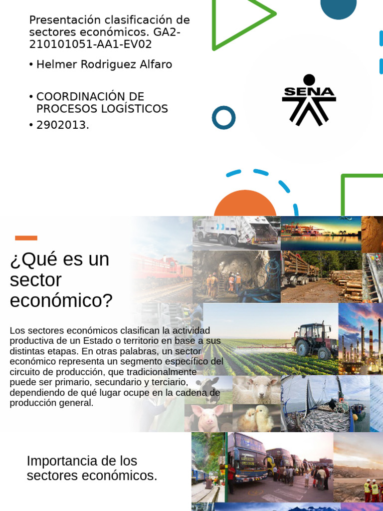 Clasificación de Sectores Económicos en Colombia | PDF | Business ...