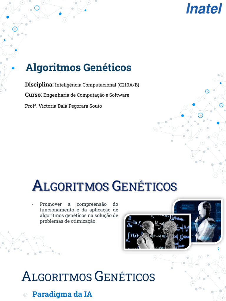 Aula 4 - Algoritmos Genéticos | PDF | Algoritmo genético | Boa forma ...